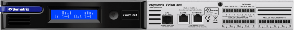Symetrix - Prism 4x4 | Dante