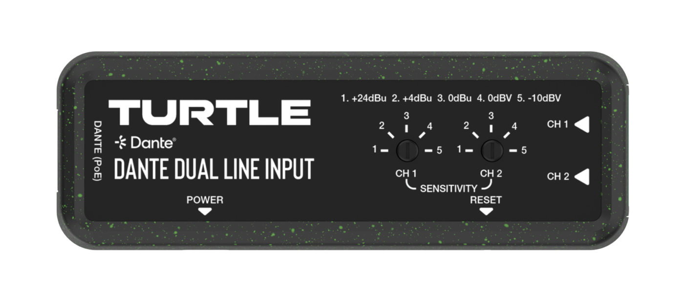 Dante 2CH Analog Line Input Adapter | Dante